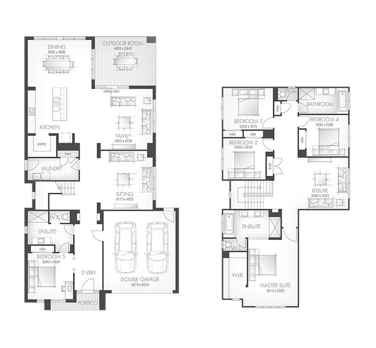 Hampshire Home Design & House Plan by Metricon Homes QLD Pty Ltd